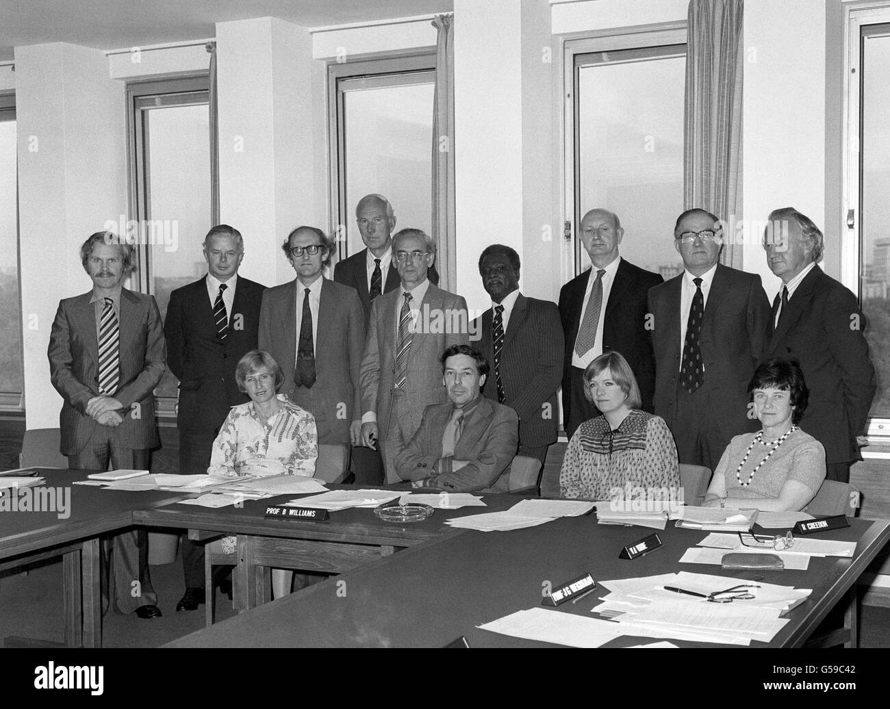 Obscenity Committee group shot Stock Photo - Alamy