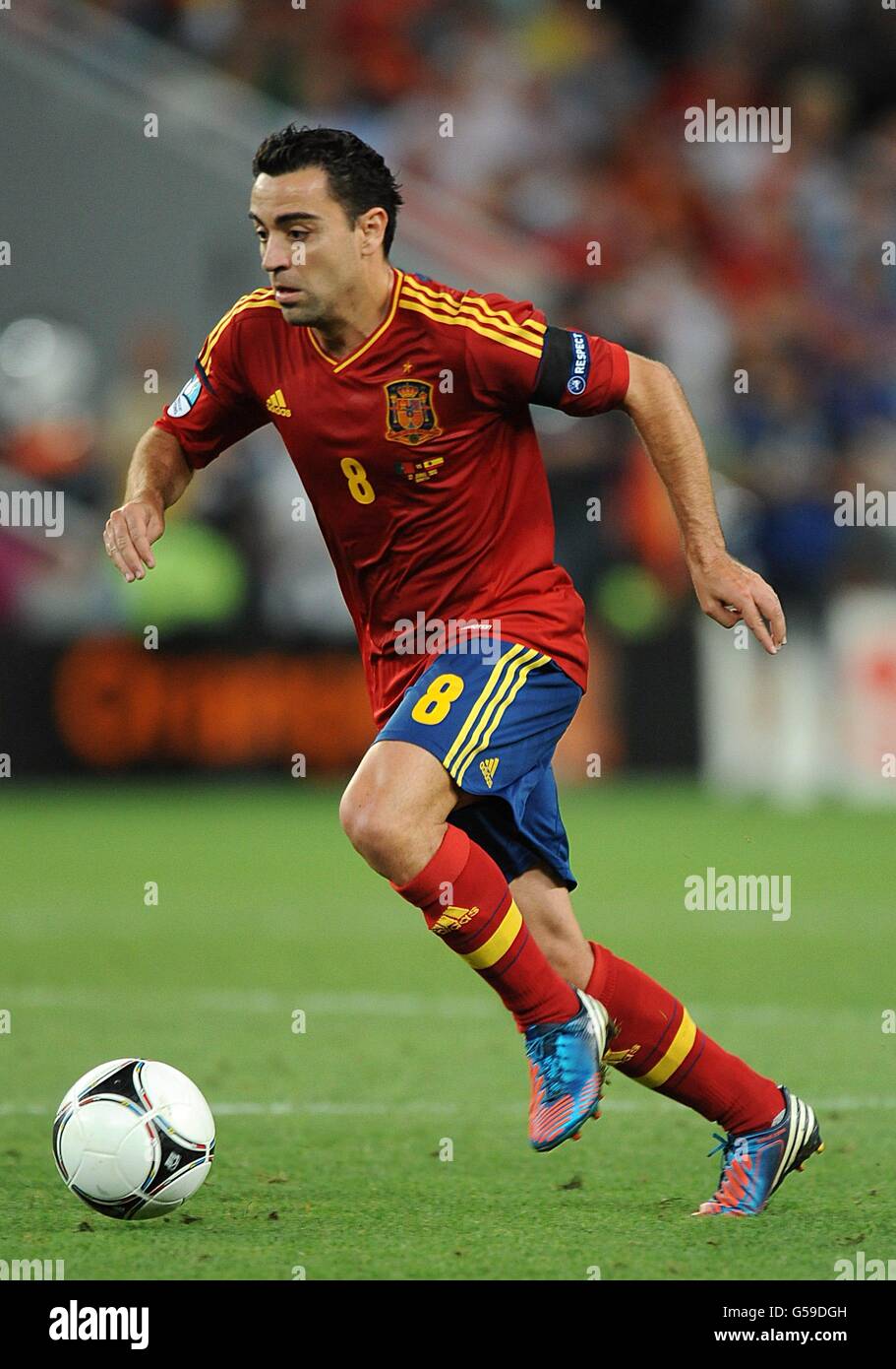 Euro 2012 xavi final hi-res stock photography and images - Alamy