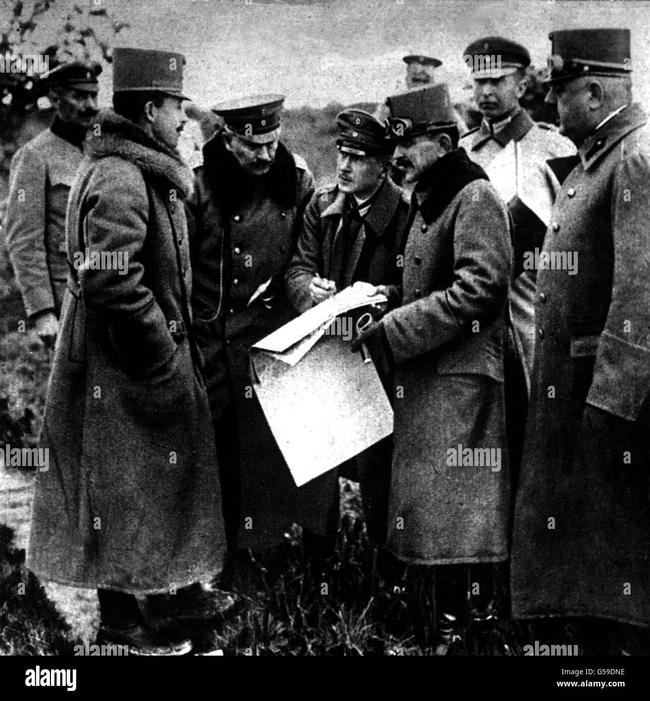 THE KAISER AND THE EMPEROR : 1918 Stock Photo - Alamy