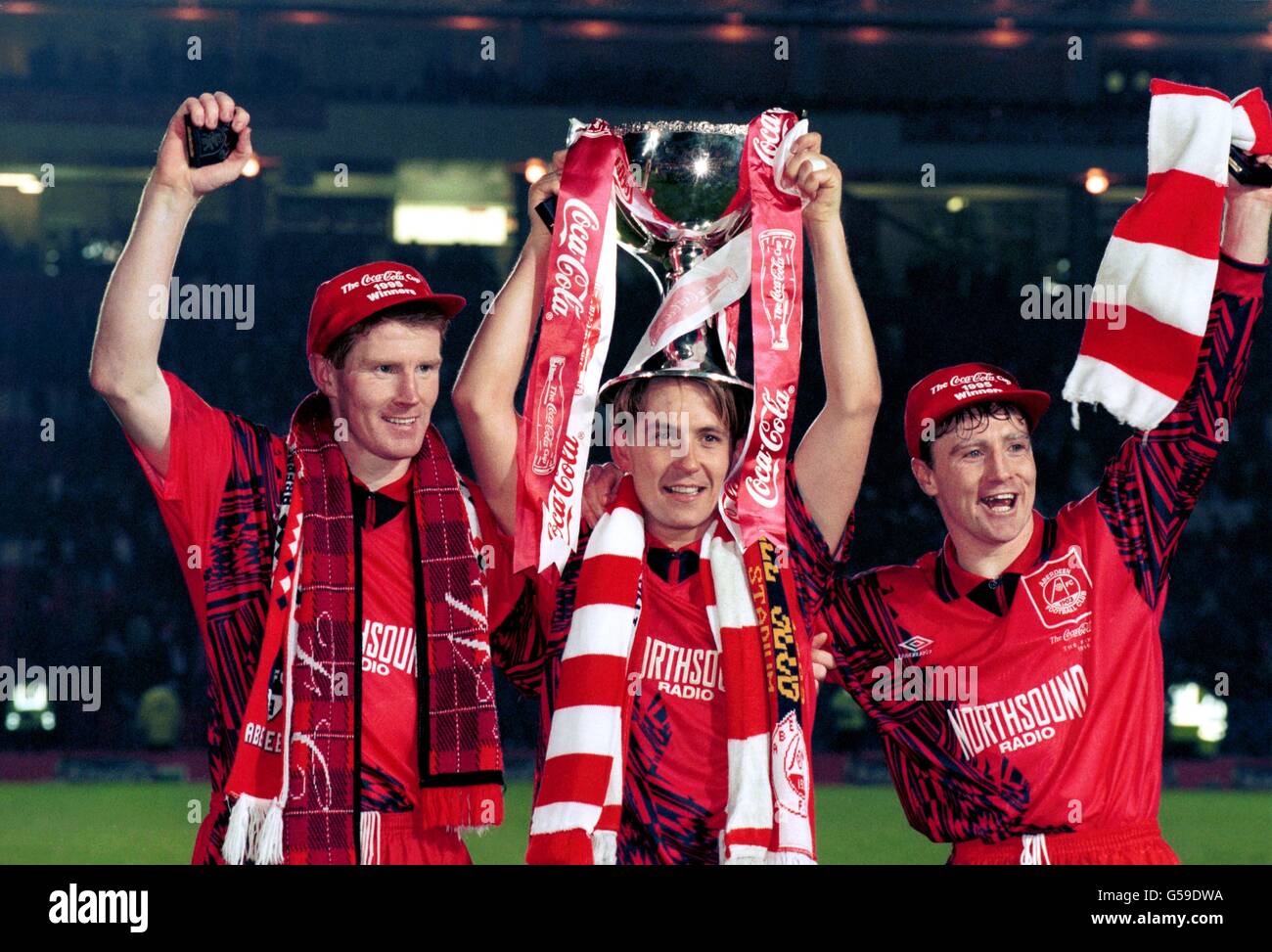 Scottish Coca Cola Cup Final, Aberdeen v Dundee Stock Photo - Alamy