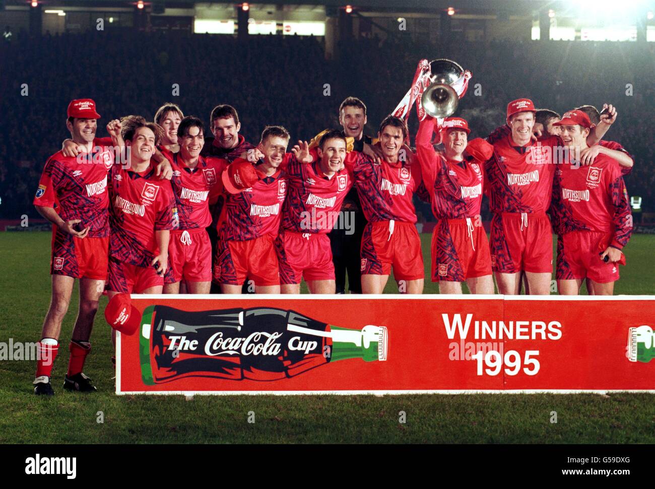 26-NOV-95, Coca Cola Cup Final ..Aberdeen v Dundee. Aberdeen team ...