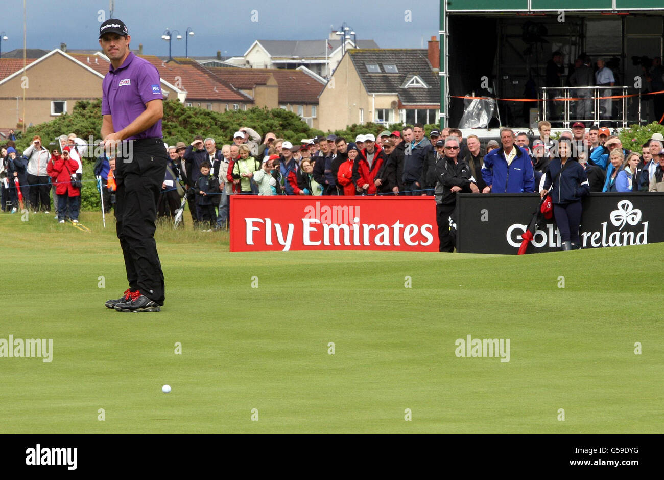 Golf - 2012 Irish Open - Day One - Royal Portrush Golf Club Stock Photo ...
