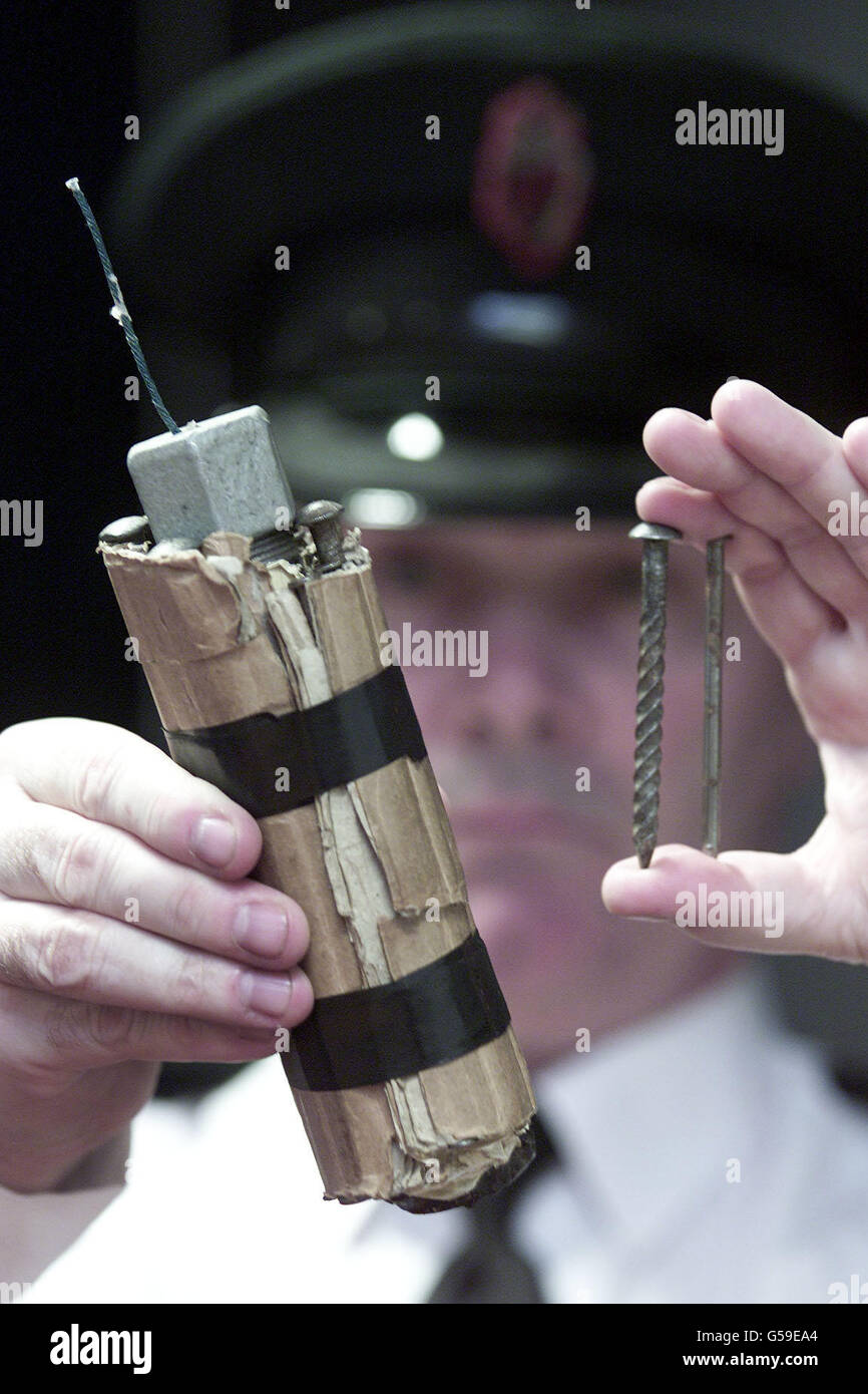 Ulster Pipe Bombs Stock Photo - Alamy