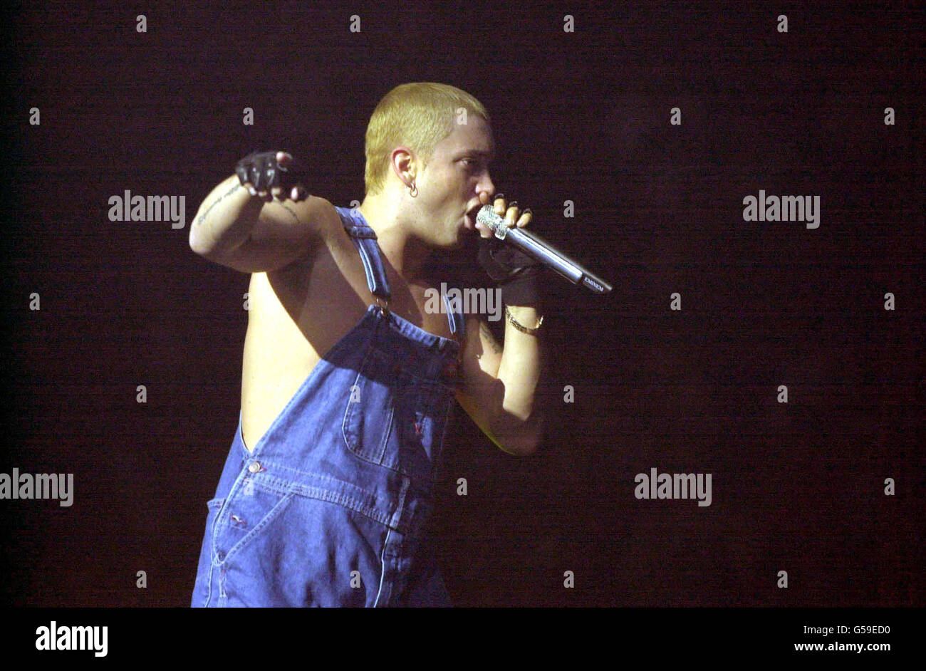 During first gig of controversial stars brief uk tour hi-res stock ...