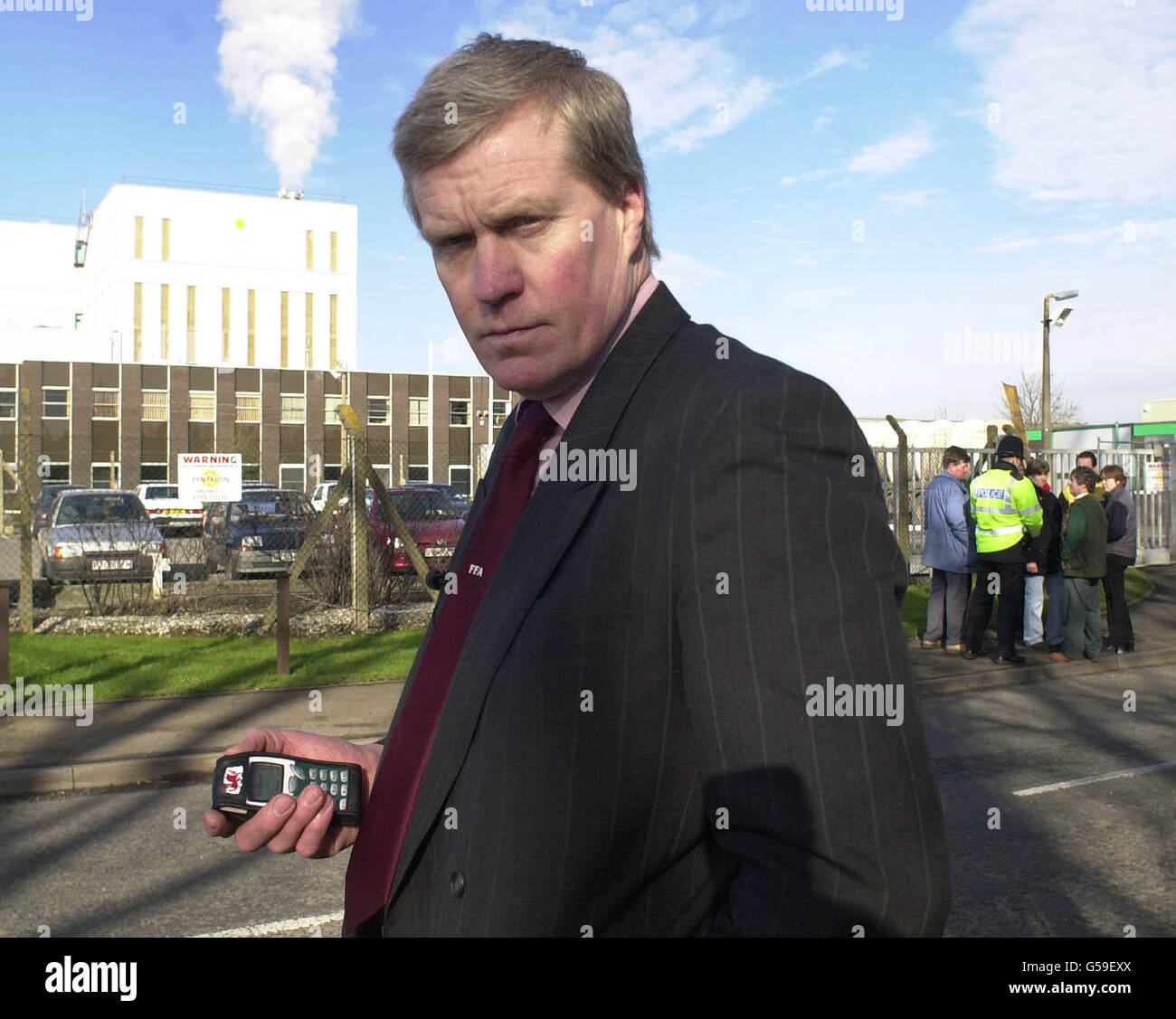 David Handley courts protest Stock Photo - Alamy