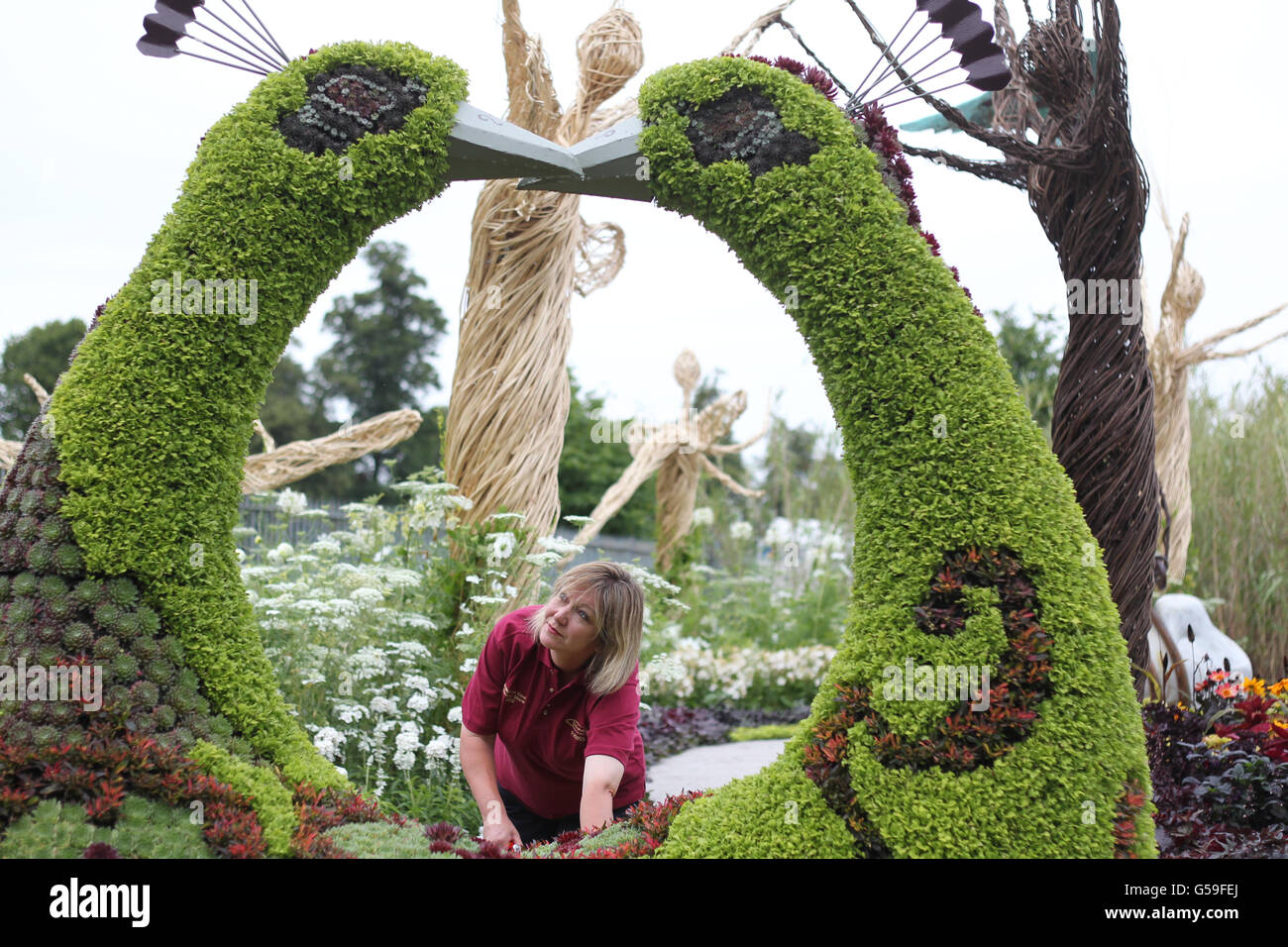 RHS Hampton Court Palace Flower Show Stock Photo - Alamy