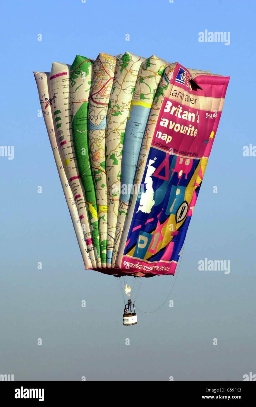 Balloon helicopter hi-res stock photography and images - Alamy