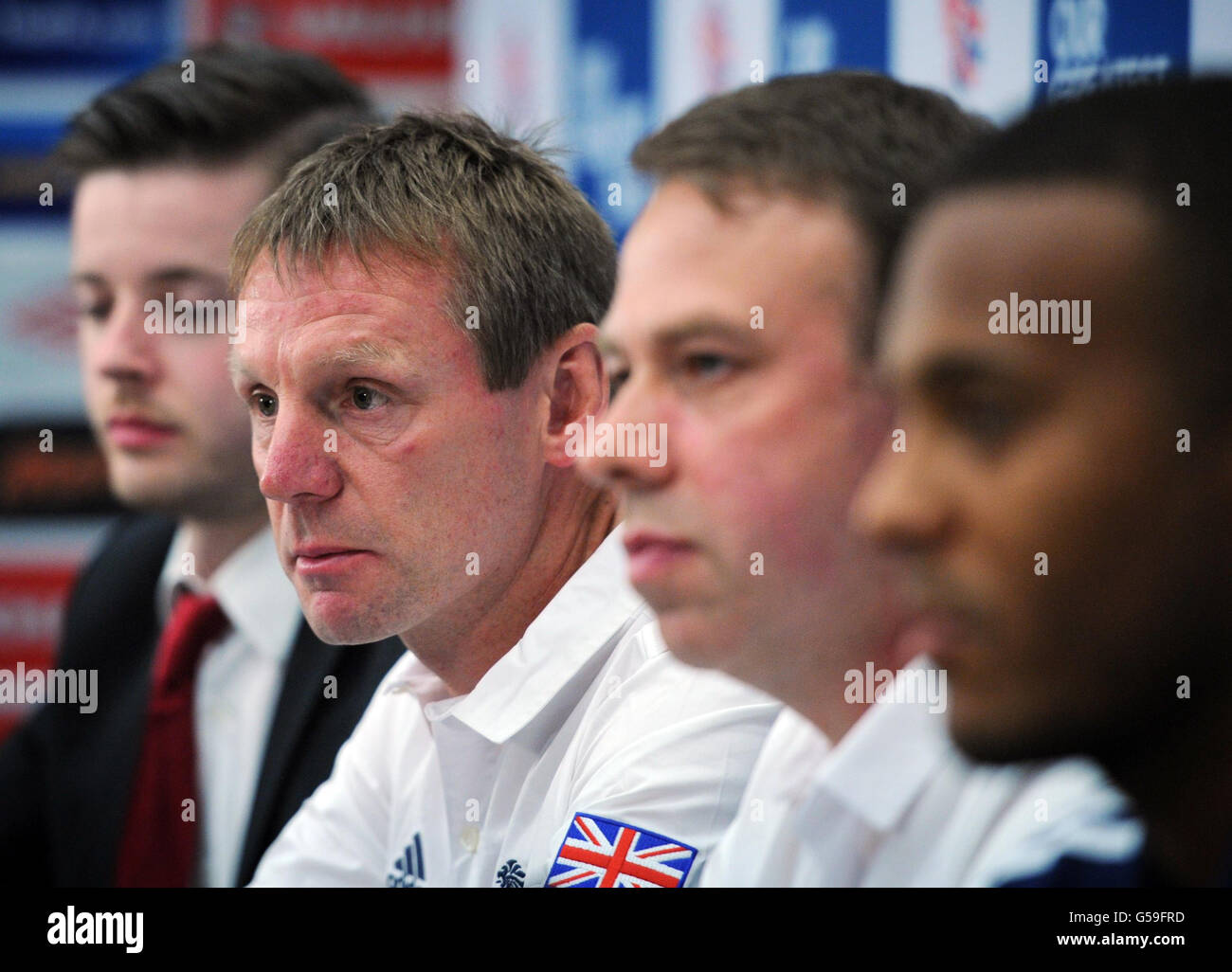 Team gb mens football coach stuart pearce hi-res stock photography and ...