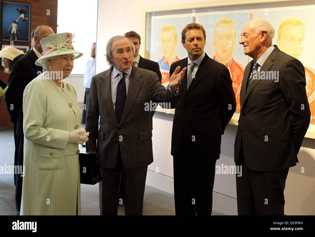 Sir jackie stewart and queen hi-res stock photography and images - Alamy