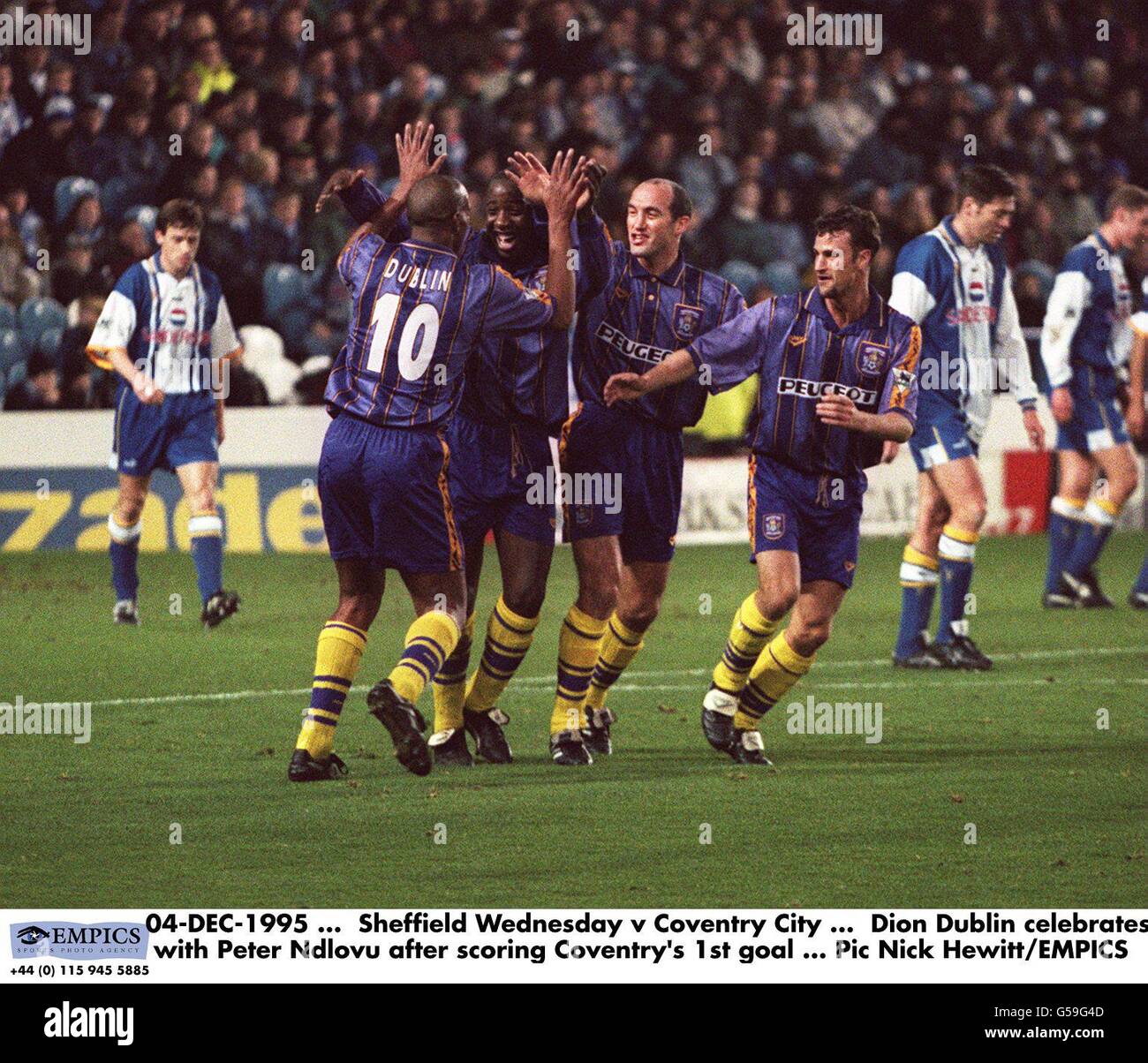 Premier League ... Sheffield Wednesday v Coventry City Stock Photo - Alamy