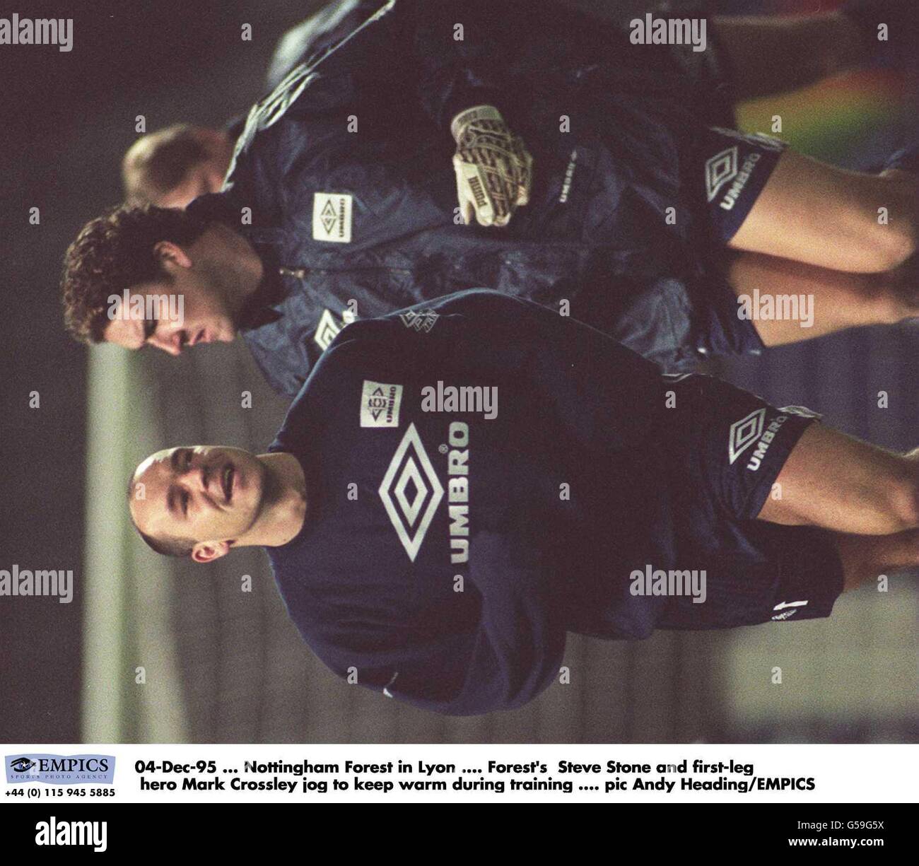 04-Dec-95 ... Nottingham Forest in Lyon .... Forest's Steve Stone and ...