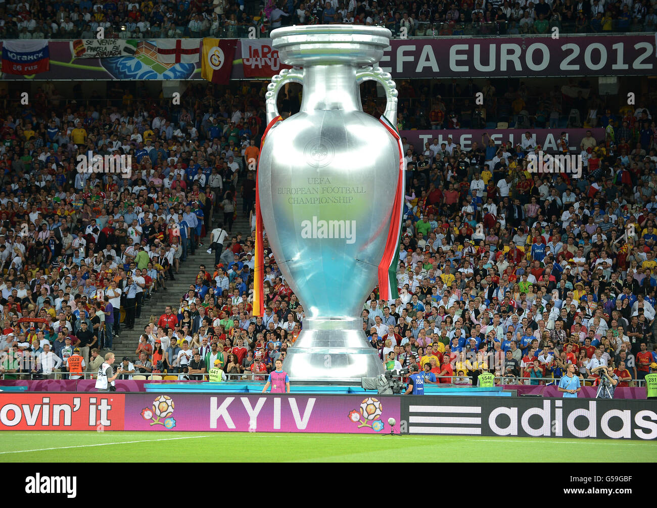Soccer - UEFA Euro 2012 - Final - Spain v Italy - Olympic Stadium Stock ...