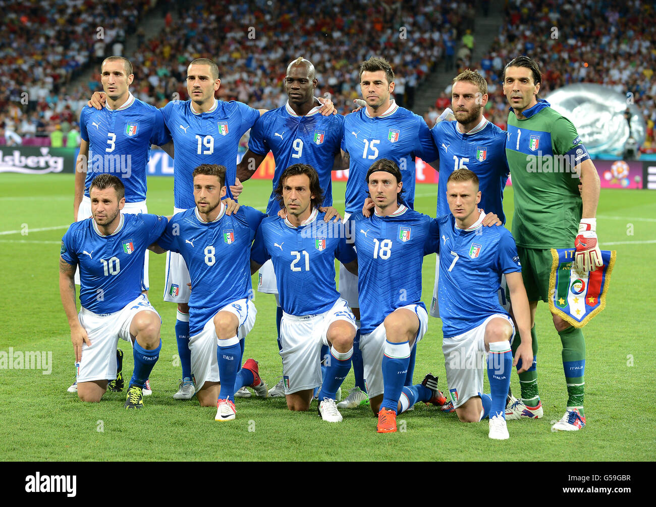 Soccer - UEFA Euro 2012 - Final - Spain v Italy - Olympic Stadium Stock ...