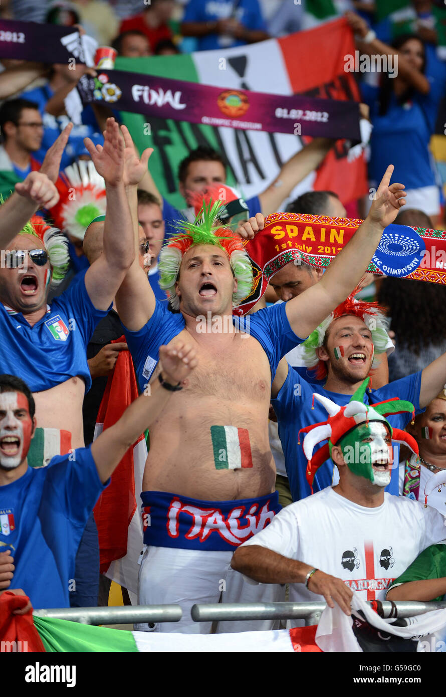 Soccer - UEFA Euro 2012 - Final - Spain v Italy - Olympic Stadium Stock ...