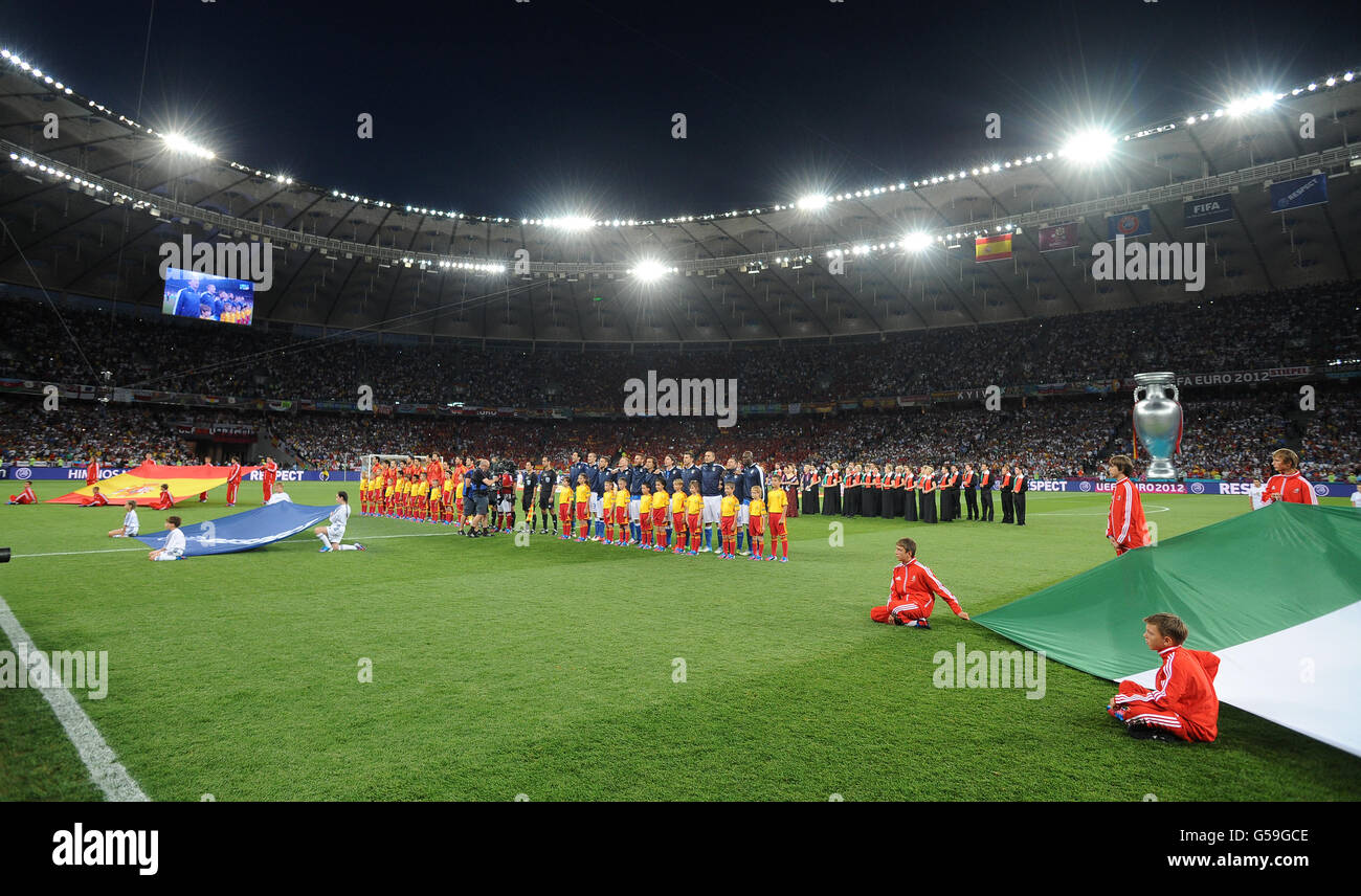 Soccer - UEFA Euro 2012 - Final - Spain v Italy - Olympic Stadium ...