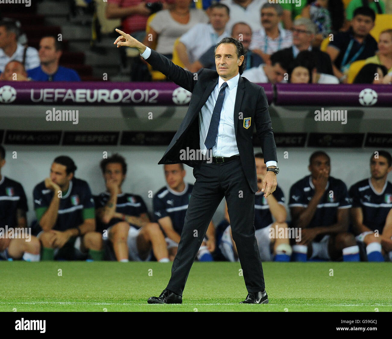 Soccer - UEFA Euro 2012 - Final - Spain v Italy - Olympic Stadium Stock ...