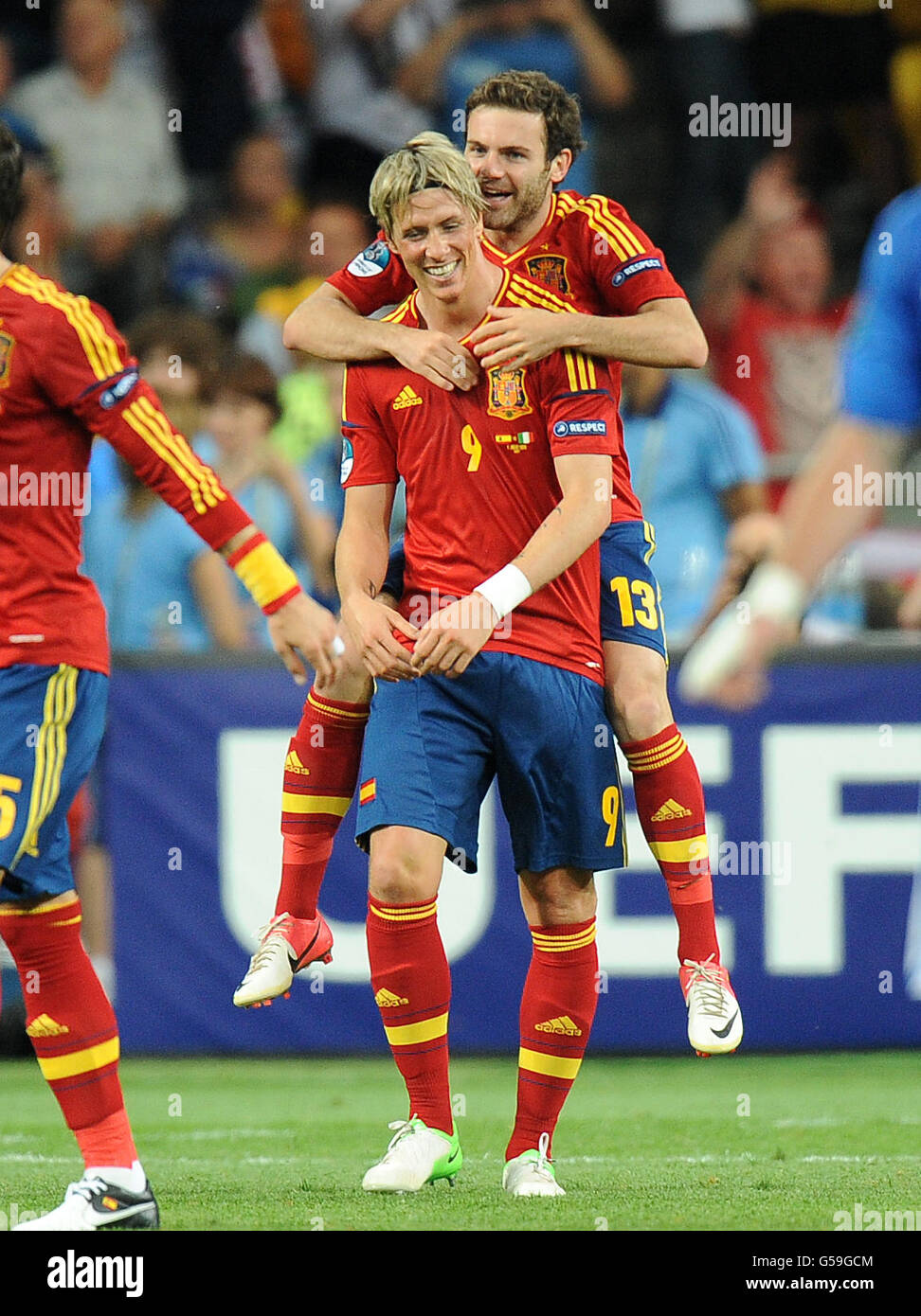 Soccer - UEFA Euro 2012 - Final - Spain v Italy - Olympic Stadium Stock ...