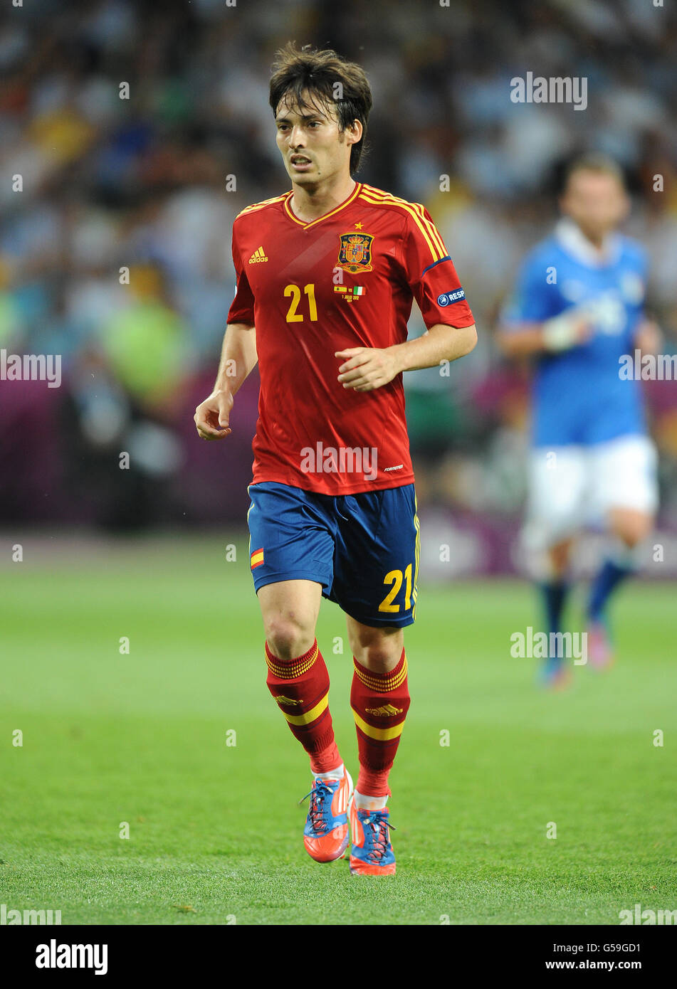 Soccer - UEFA Euro 2012 - Final - Spain v Italy - Olympic Stadium Stock ...