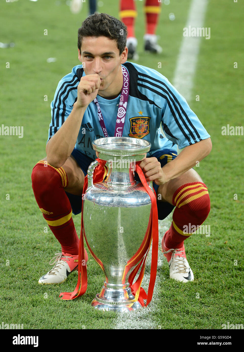 Jesus navas spain euro 2012 hi-res stock photography and images - Alamy