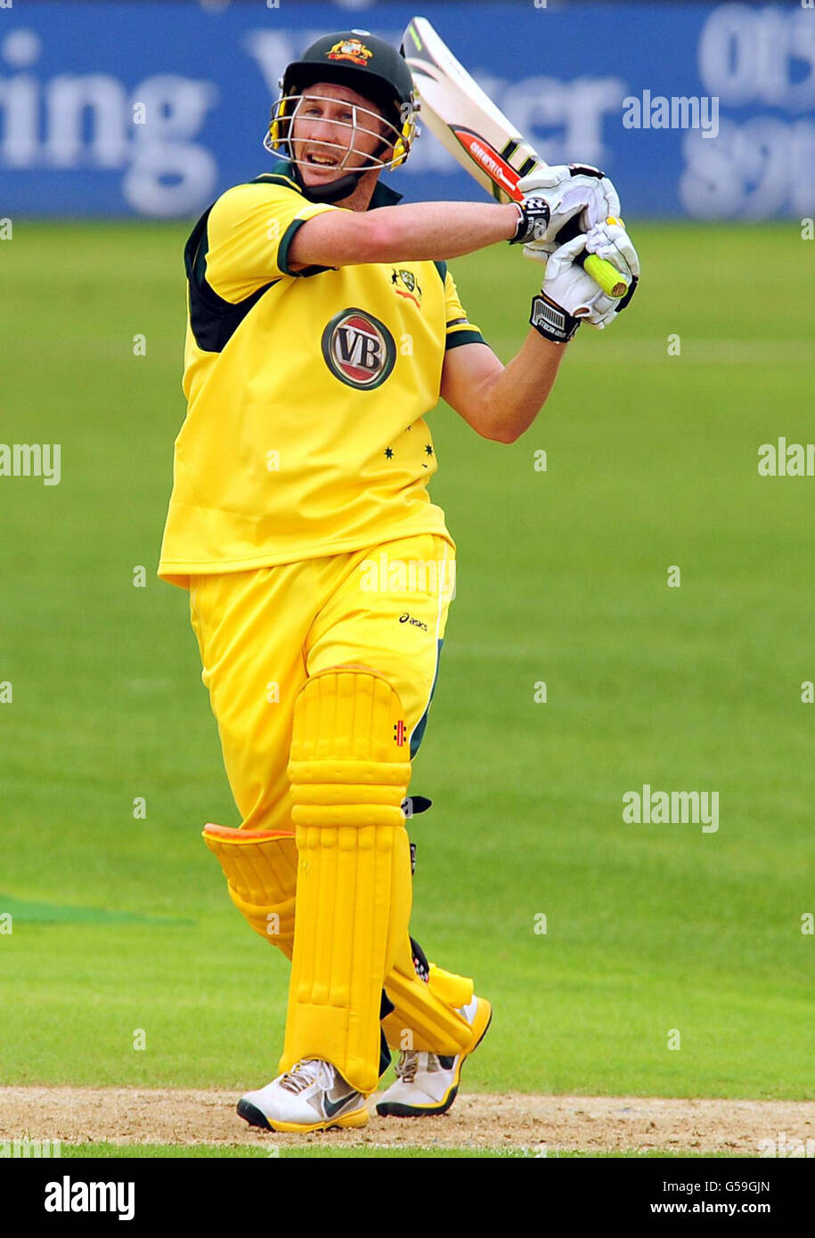 Australia's David Hussey during an International Tour Match at Grace ...