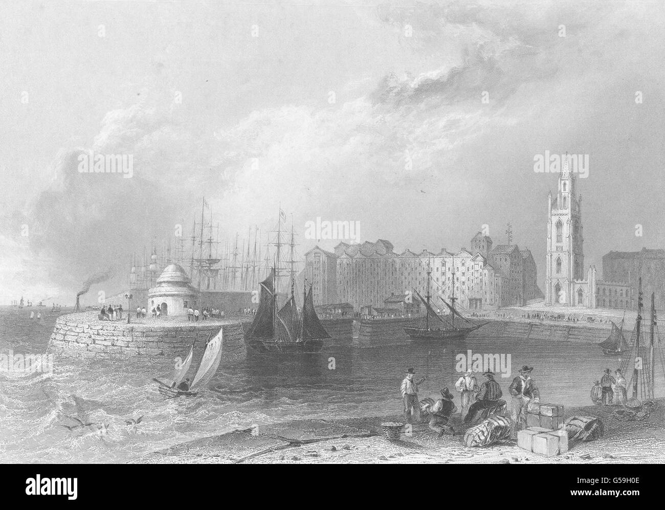 Places of st nicholas Black and White Stock Photos & Images - Alamy