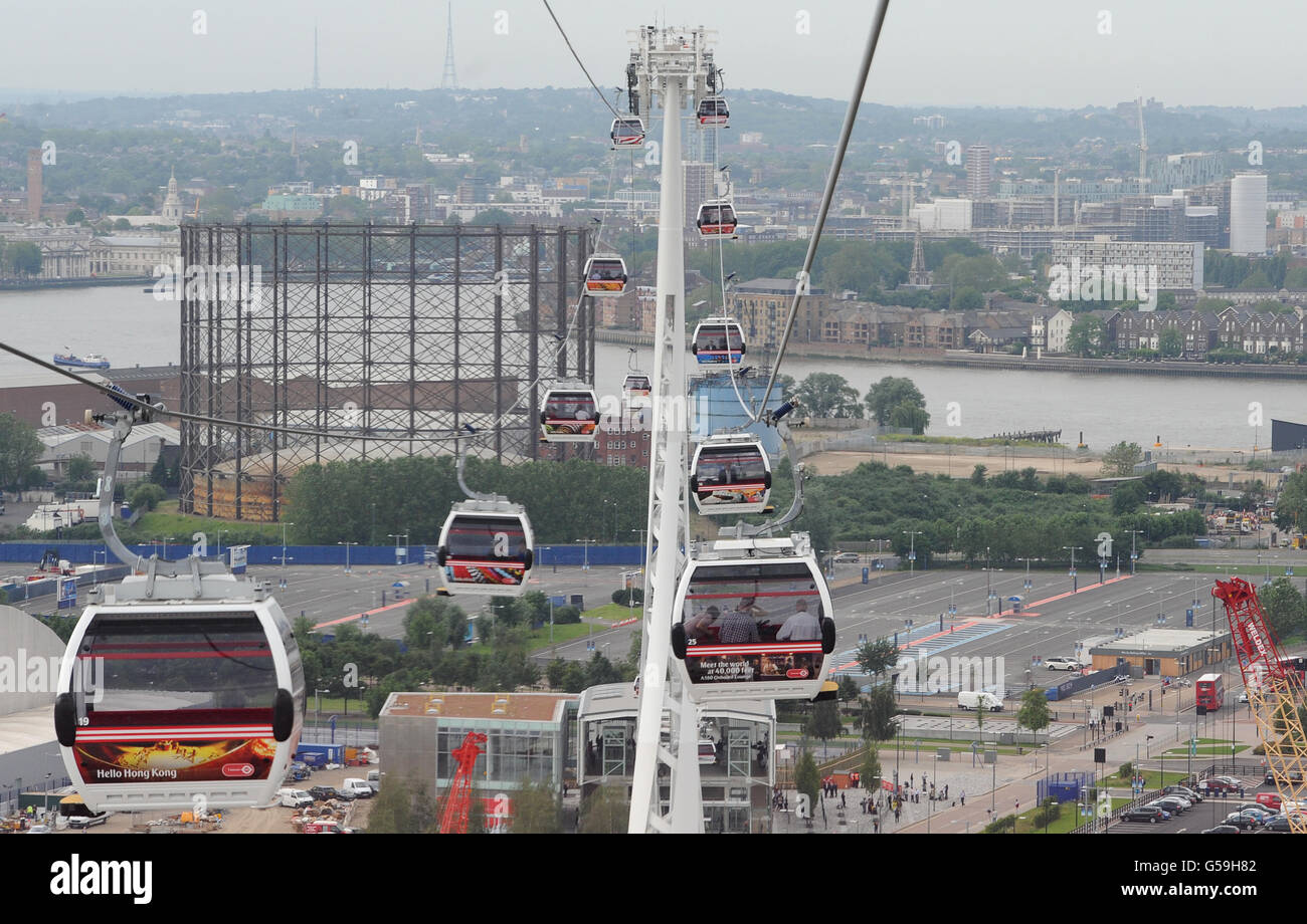Emirates Air Line Stock Photo - Alamy
