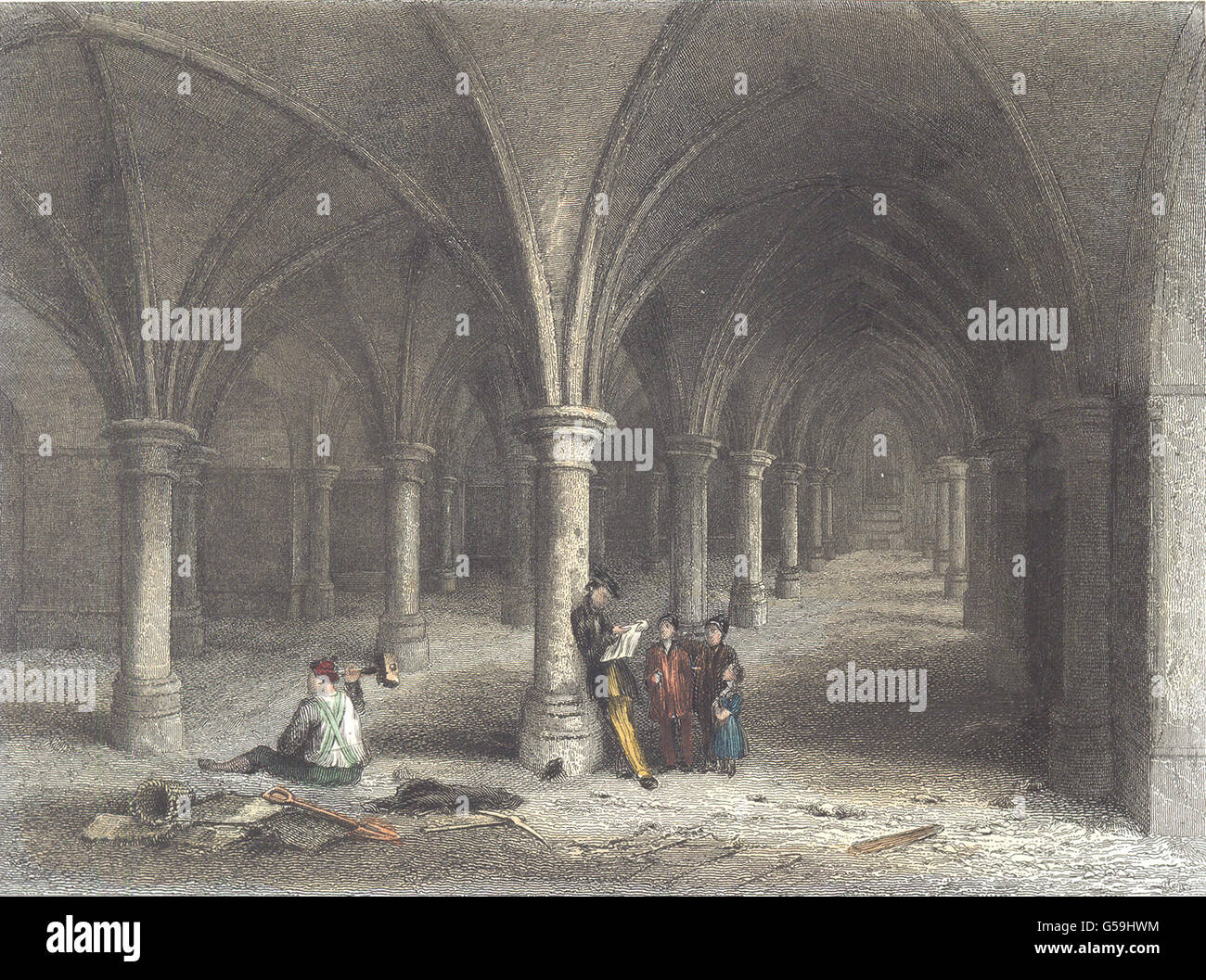 Crypt interior hi-res stock photography and images - Alamy