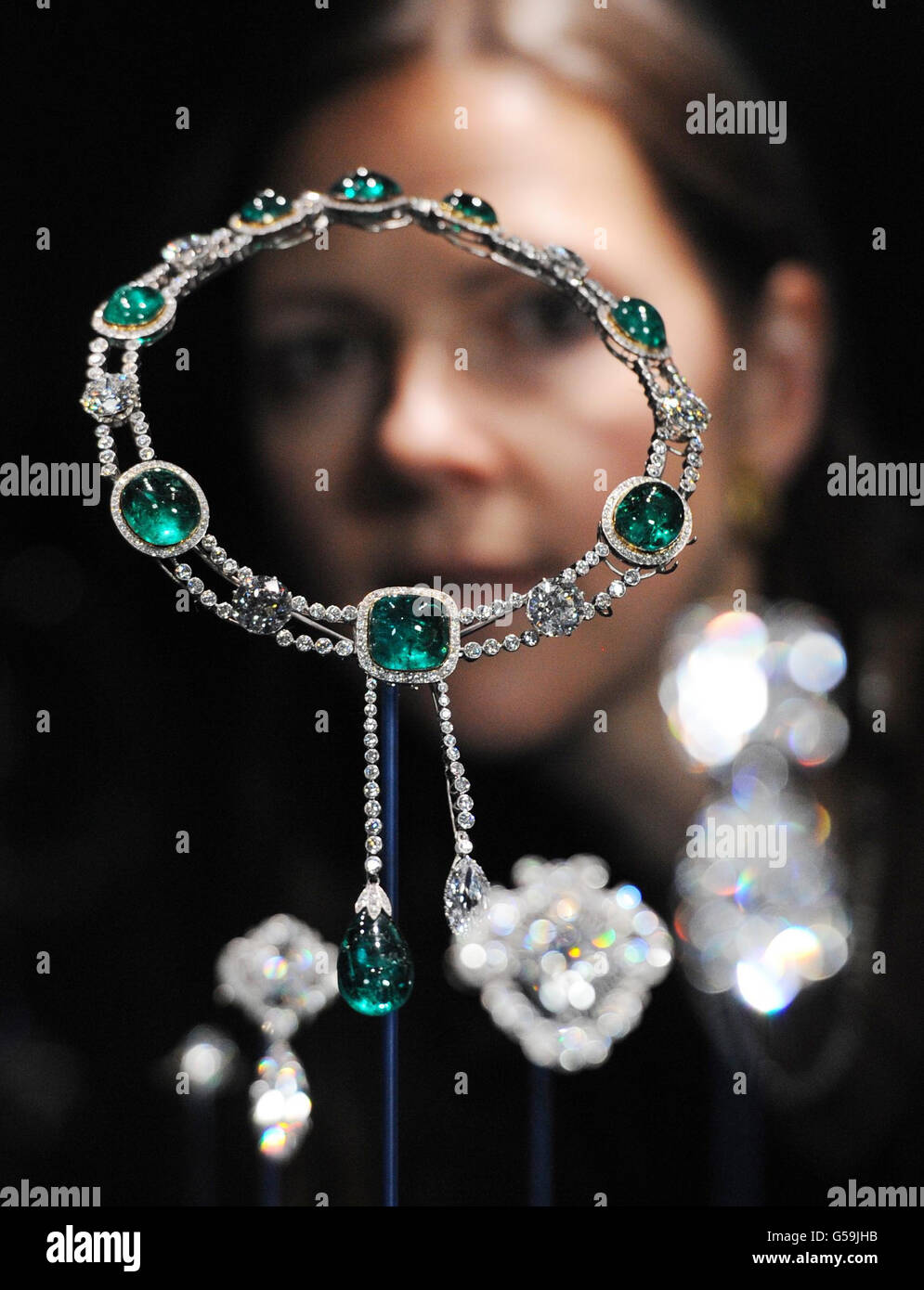Royal diamonds on display Stock Photo - Alamy