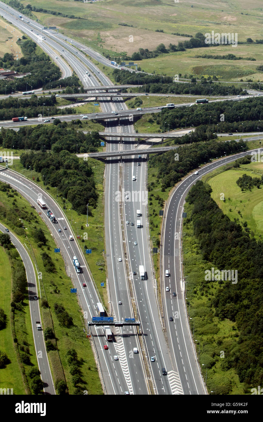 City Views - London. A General view of M11 Motoway junction with the ...