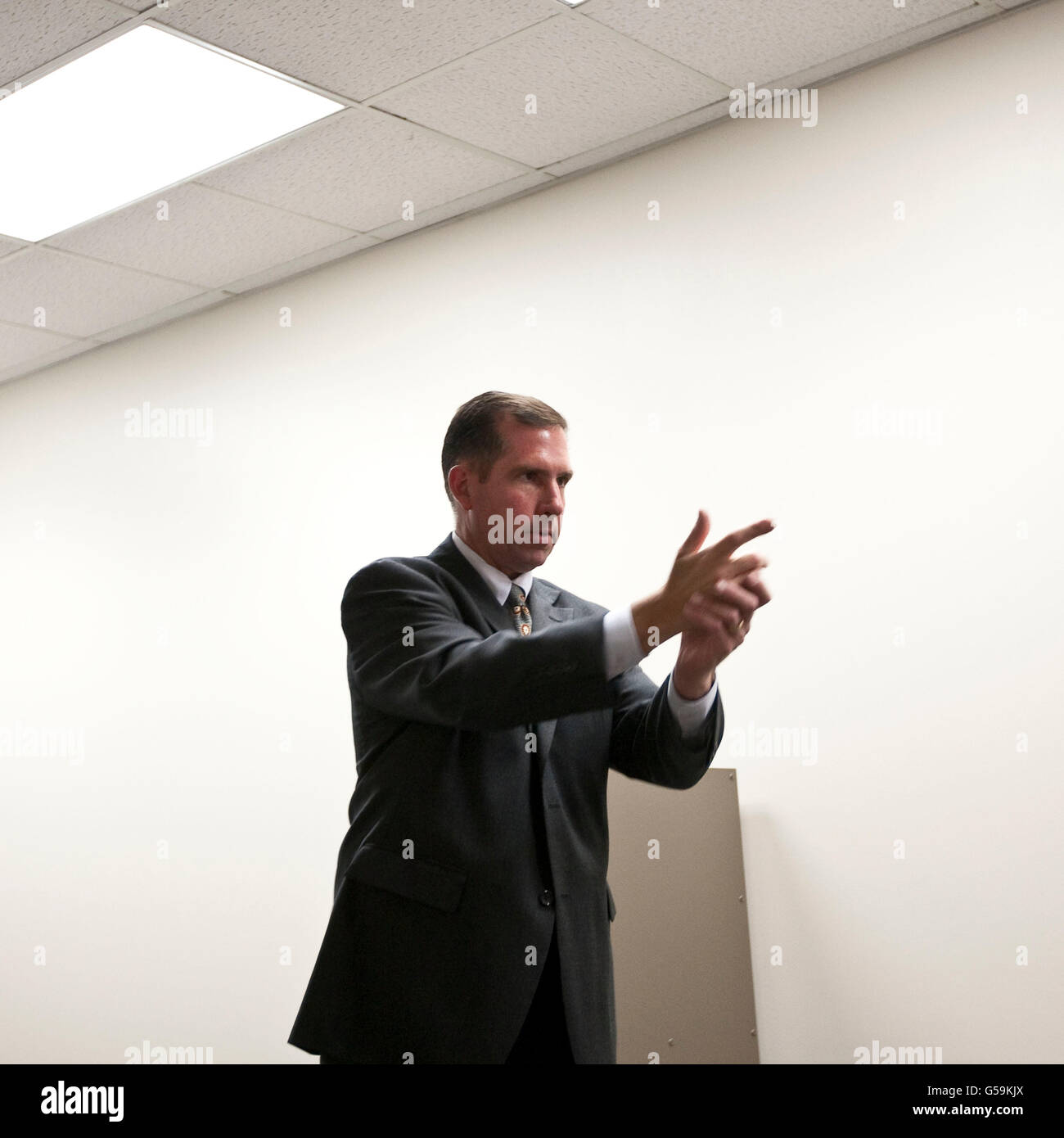 Male employee federal bureau investigation hi-res stock photography and ...