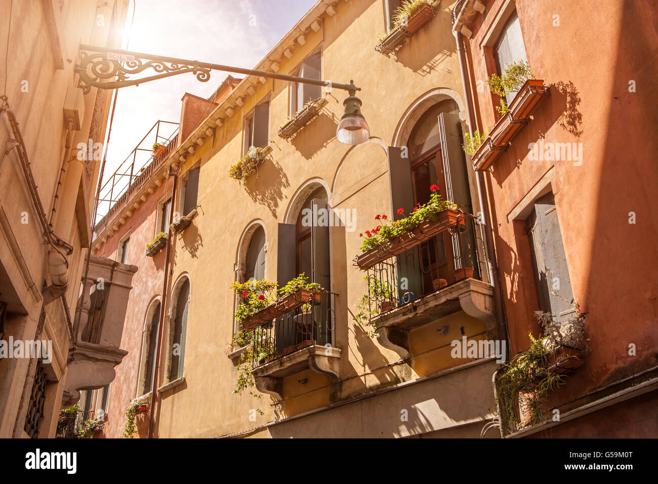 Beautiful old building balconies hi-res stock photography and images ...