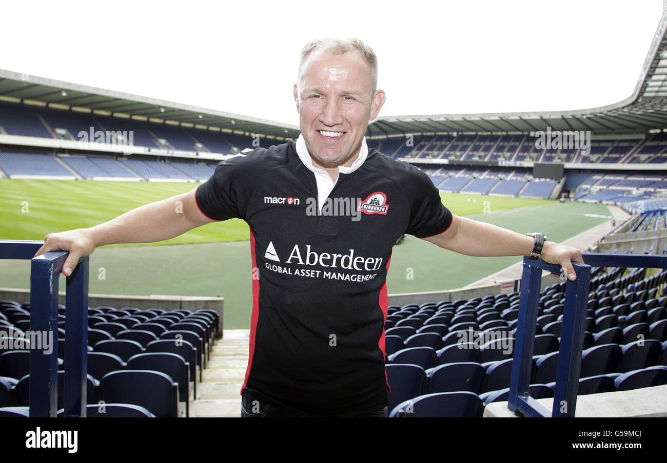Rugby Union - Edinburgh Photocall - Neil Back - Murrayfield Stadium ...