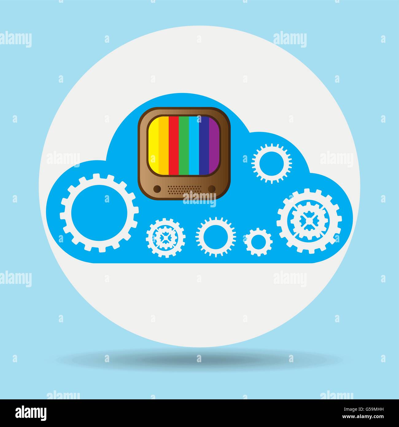 cloud computing design Stock Vector Image & Art - Alamy