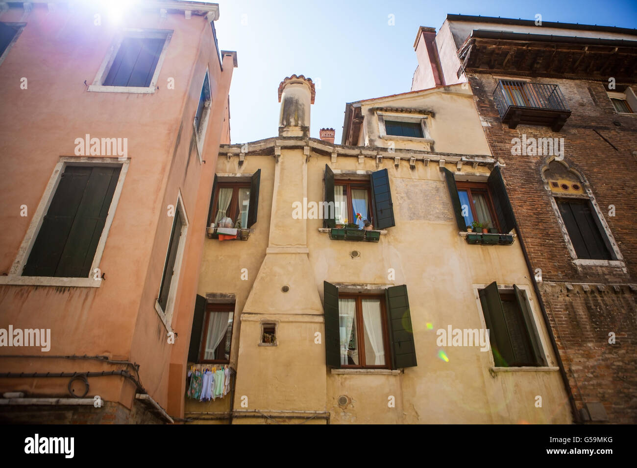 facade of typical merchant house Stock Photo - Alamy