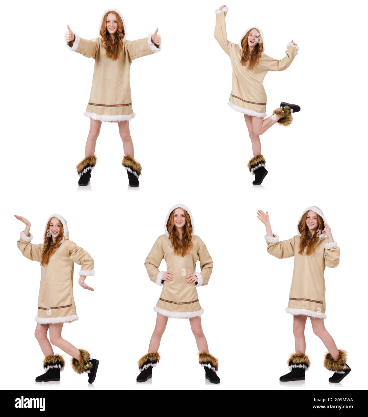 Eskimo girl Cut Out Stock Images & Pictures - Alamy