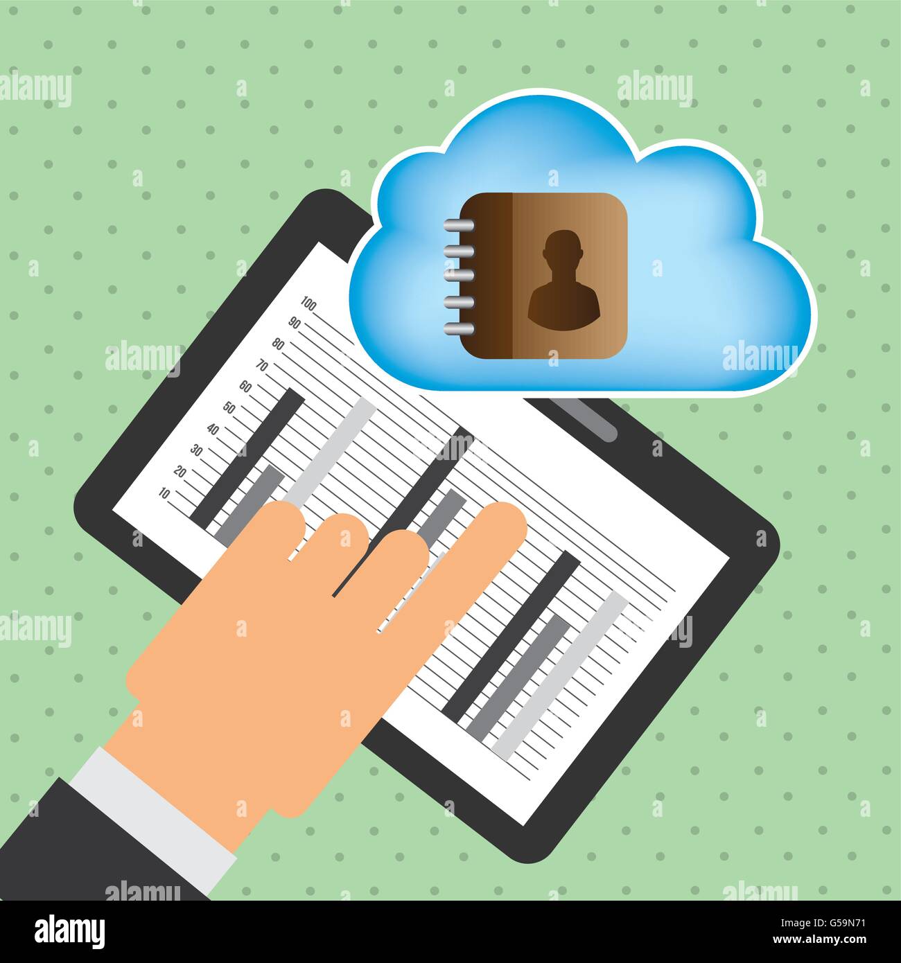 cloud computing design Stock Vector Image & Art - Alamy