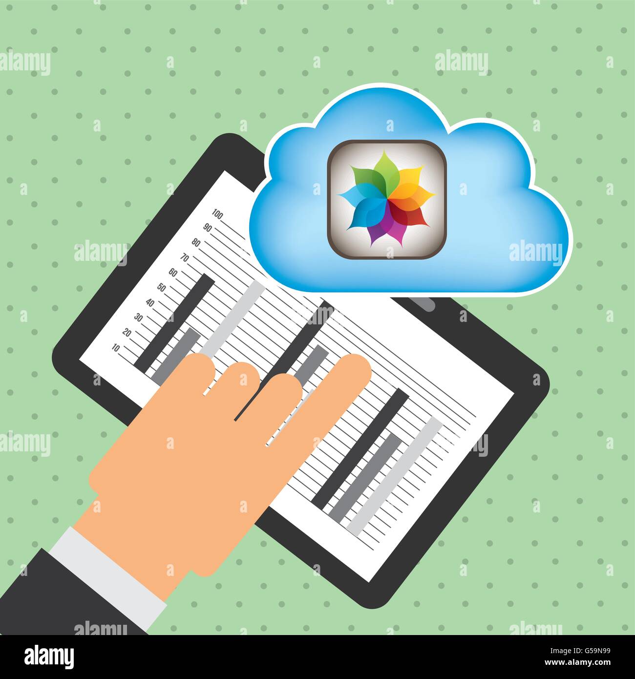 cloud computing design Stock Vector Image & Art - Alamy