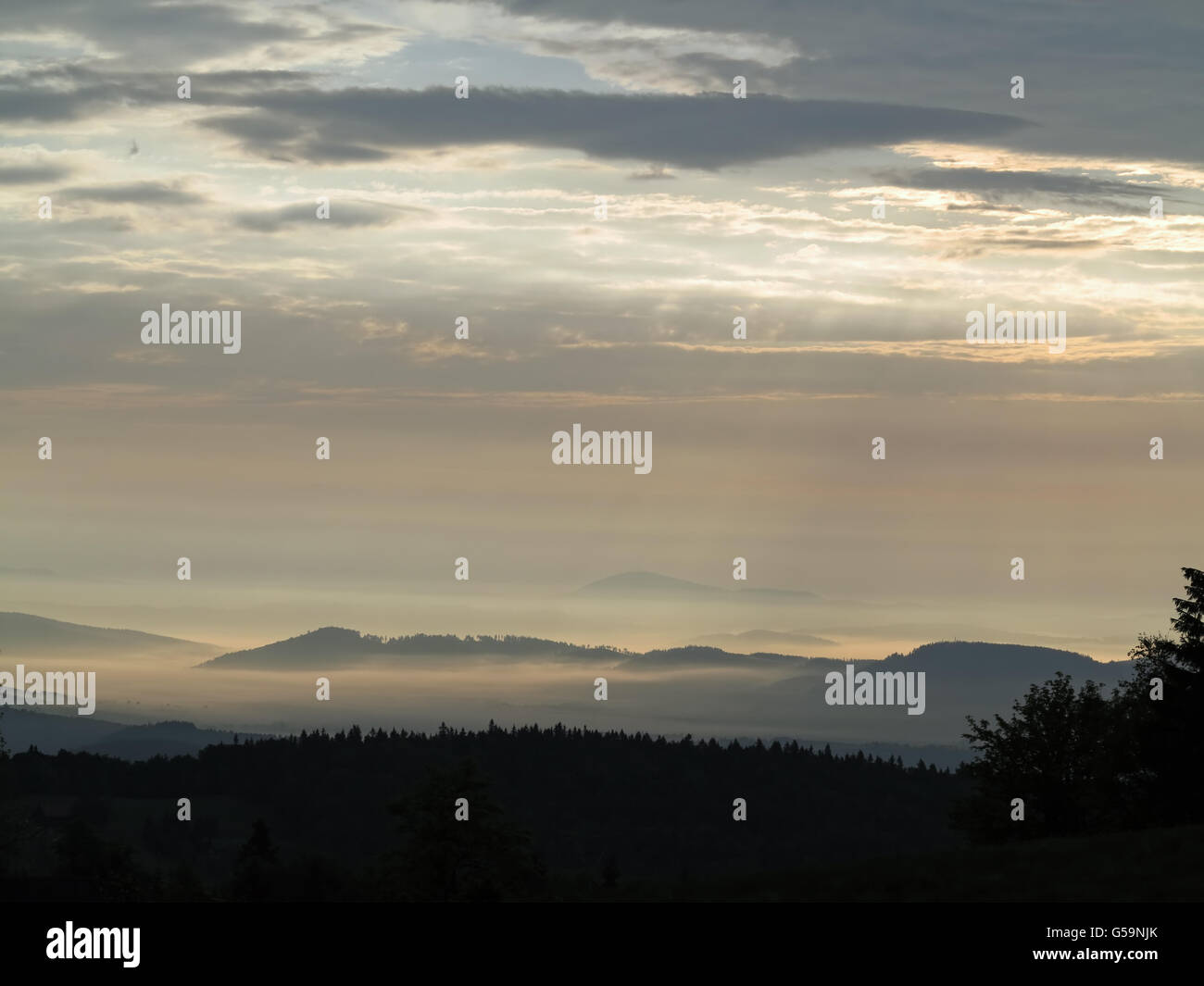Tremendous morning view mountains hi-res stock photography and images ...