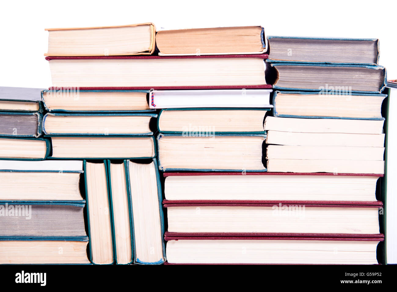 Lots of books arranged as background Stock Photo - Alamy
