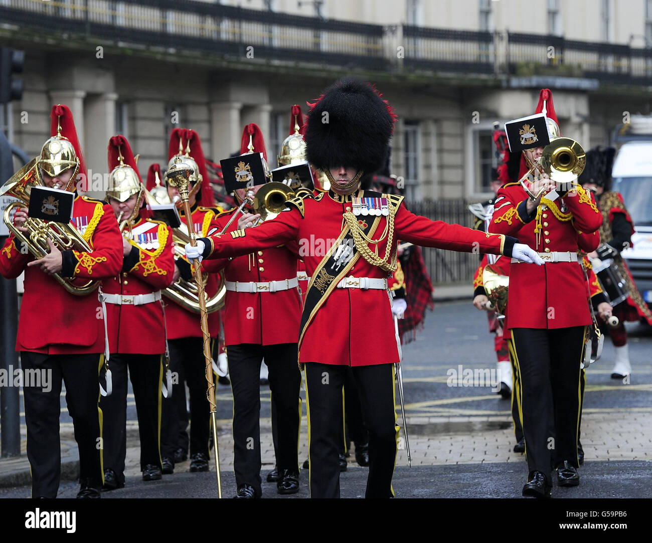 2 Signal regiment parade Stock Photo - Alamy