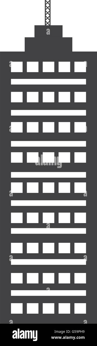 black tall building,vector graphic Stock Vector Image & Art - Alamy