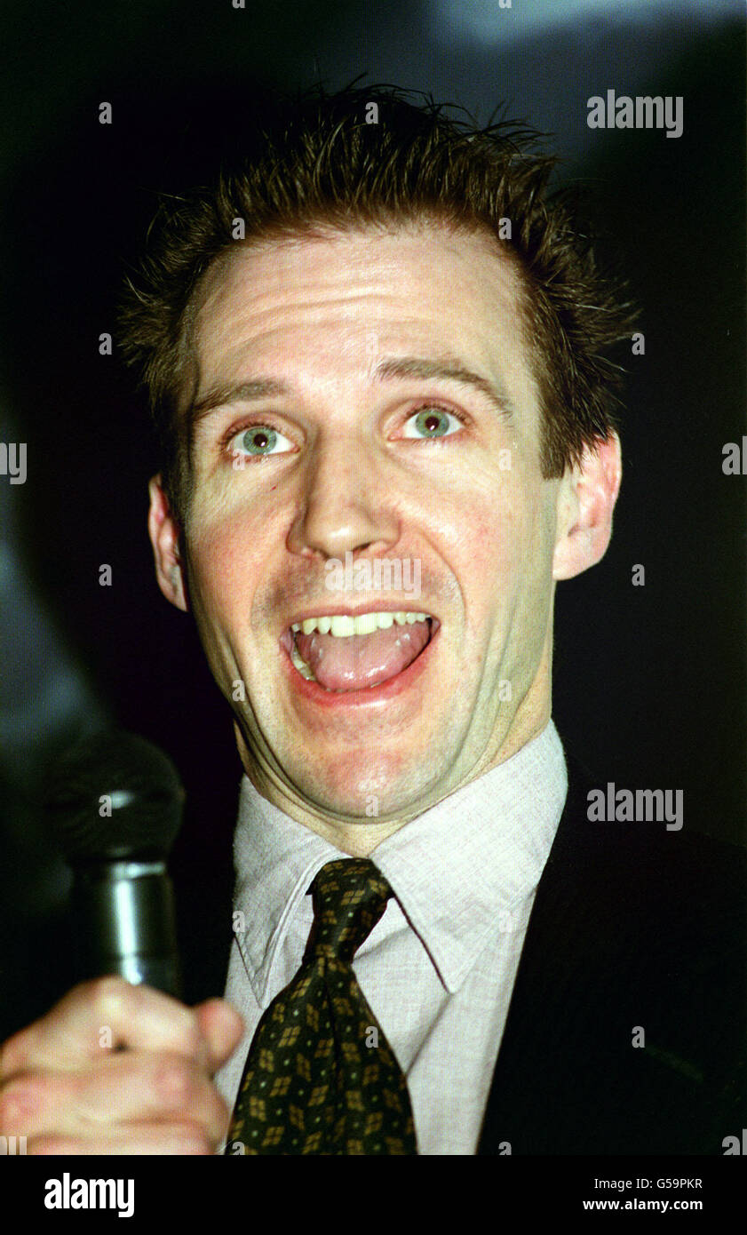 Actor Ralph Fiennes arrives at Sotheby's in central London for the ...