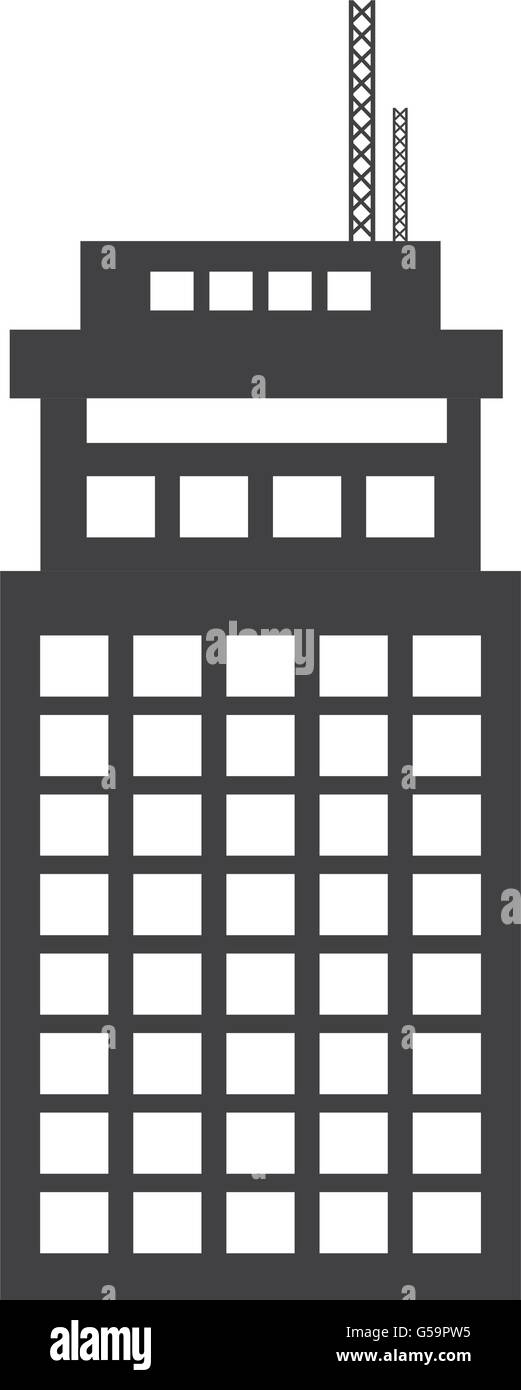black tall building,vector graphic Stock Vector Image & Art - Alamy