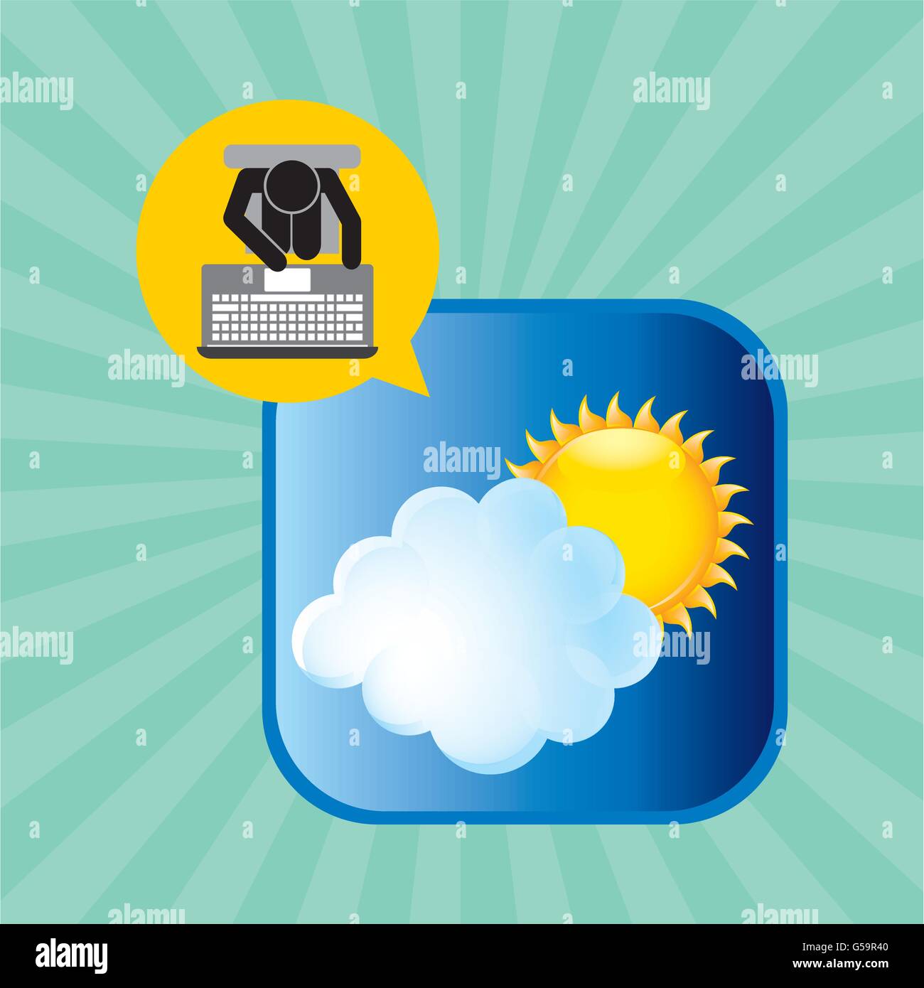 application service design Stock Vector Image & Art - Alamy