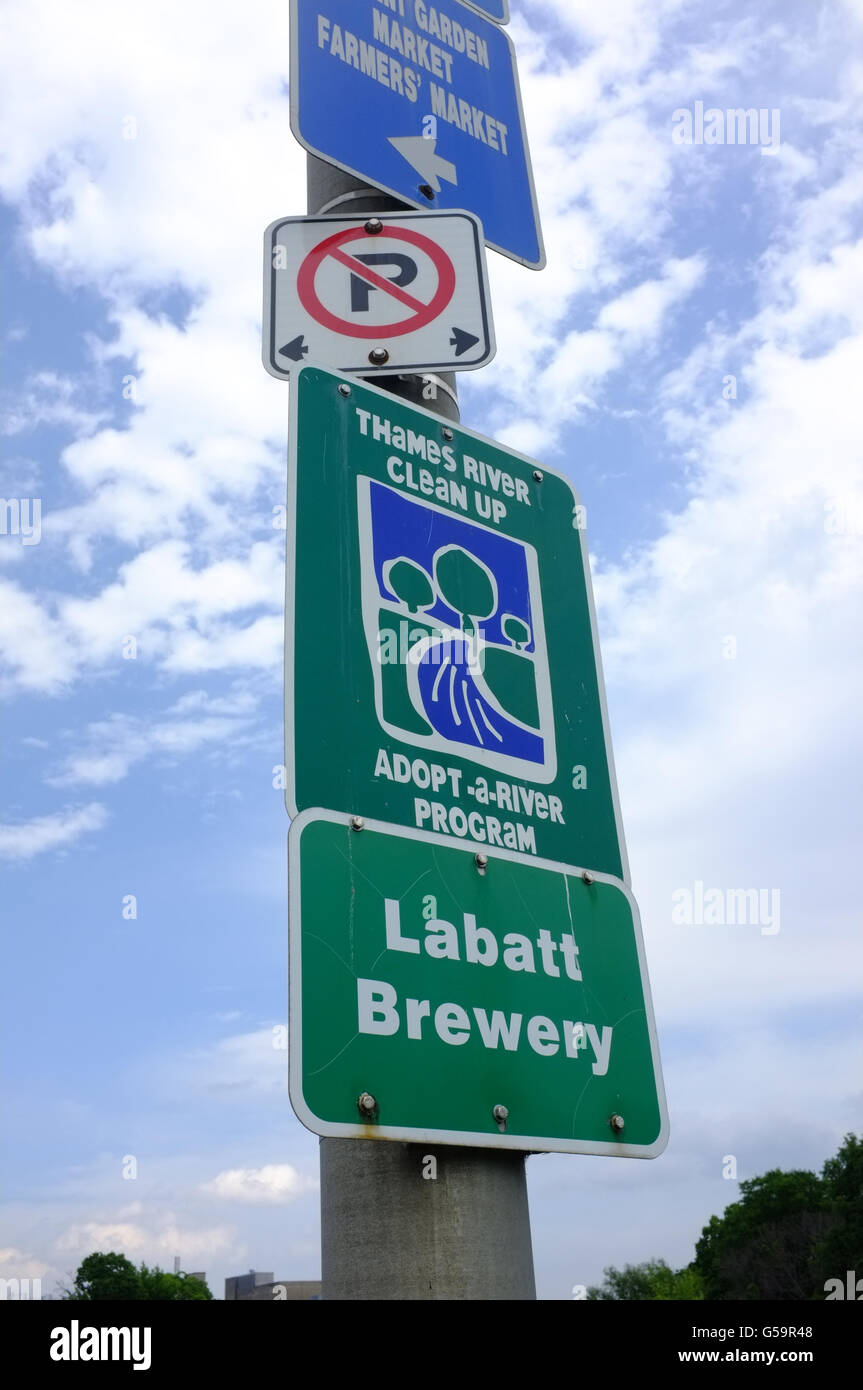 A sign for the Labatt brewery in London, Ontario Stock Photo - Alamy