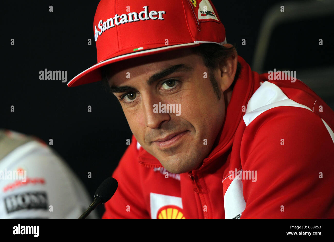 Ferrari's Fernando Alonso during the Paddock Day at Silverstone Circuit ...