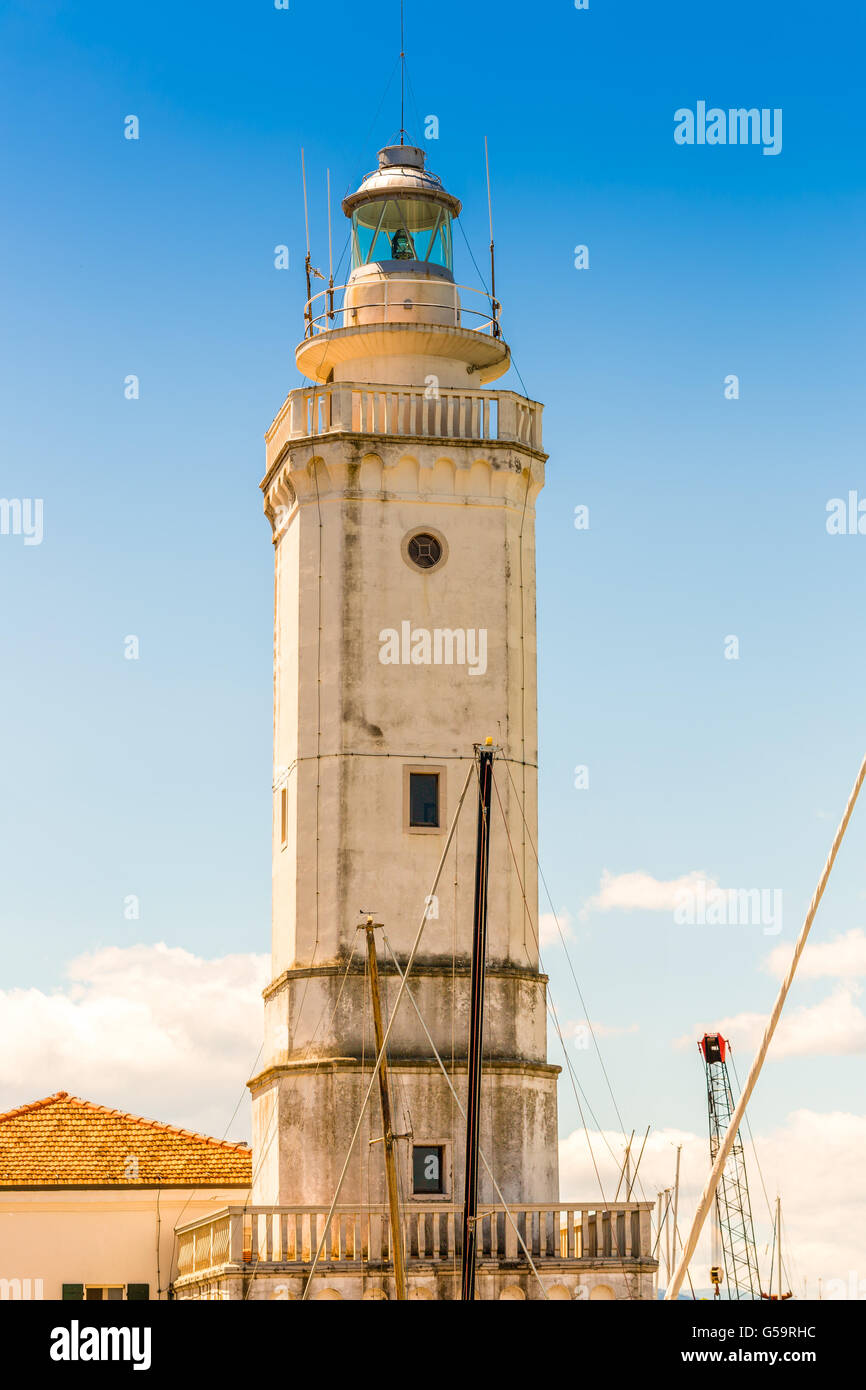 eighteenth-century lighthouse in Rimini, Italy Stock Photo - Alamy