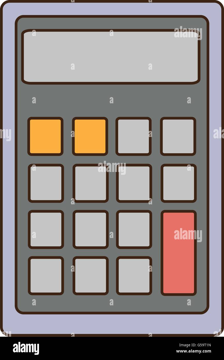 Flat icon financial calculator buttons hi-res stock photography and ...