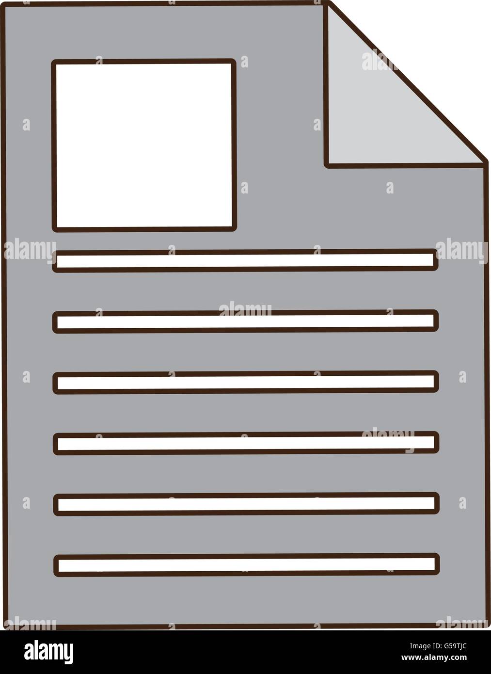 paper sheet with square and stripes,vector graphic Stock Vector Image ...