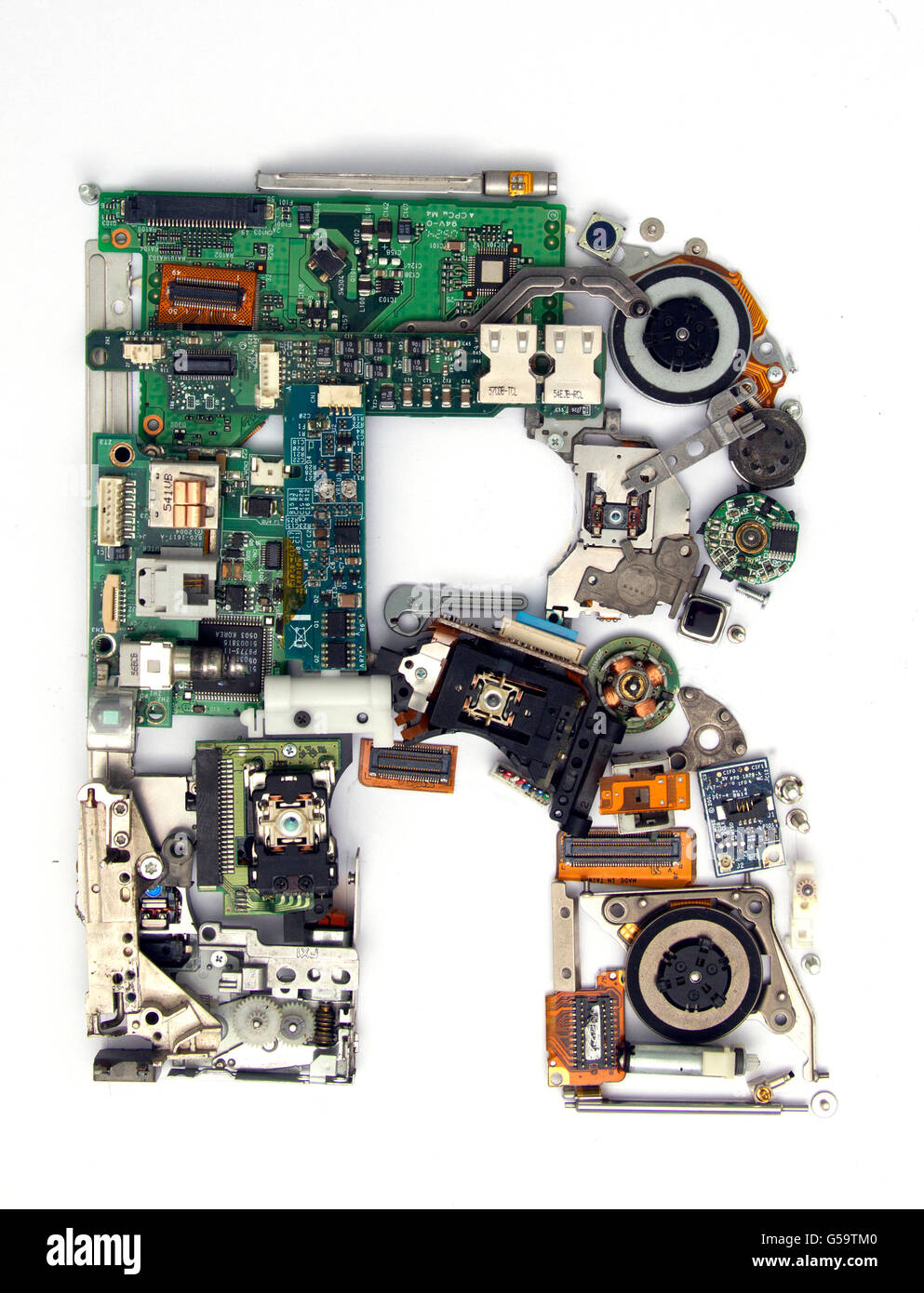 Typography made from objects hi-res stock photography and images - Alamy